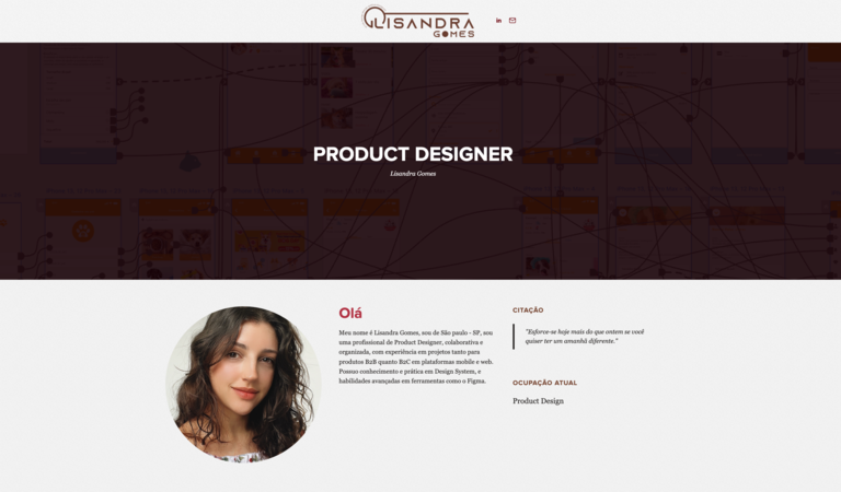 Portfólio Lisandra Gomes