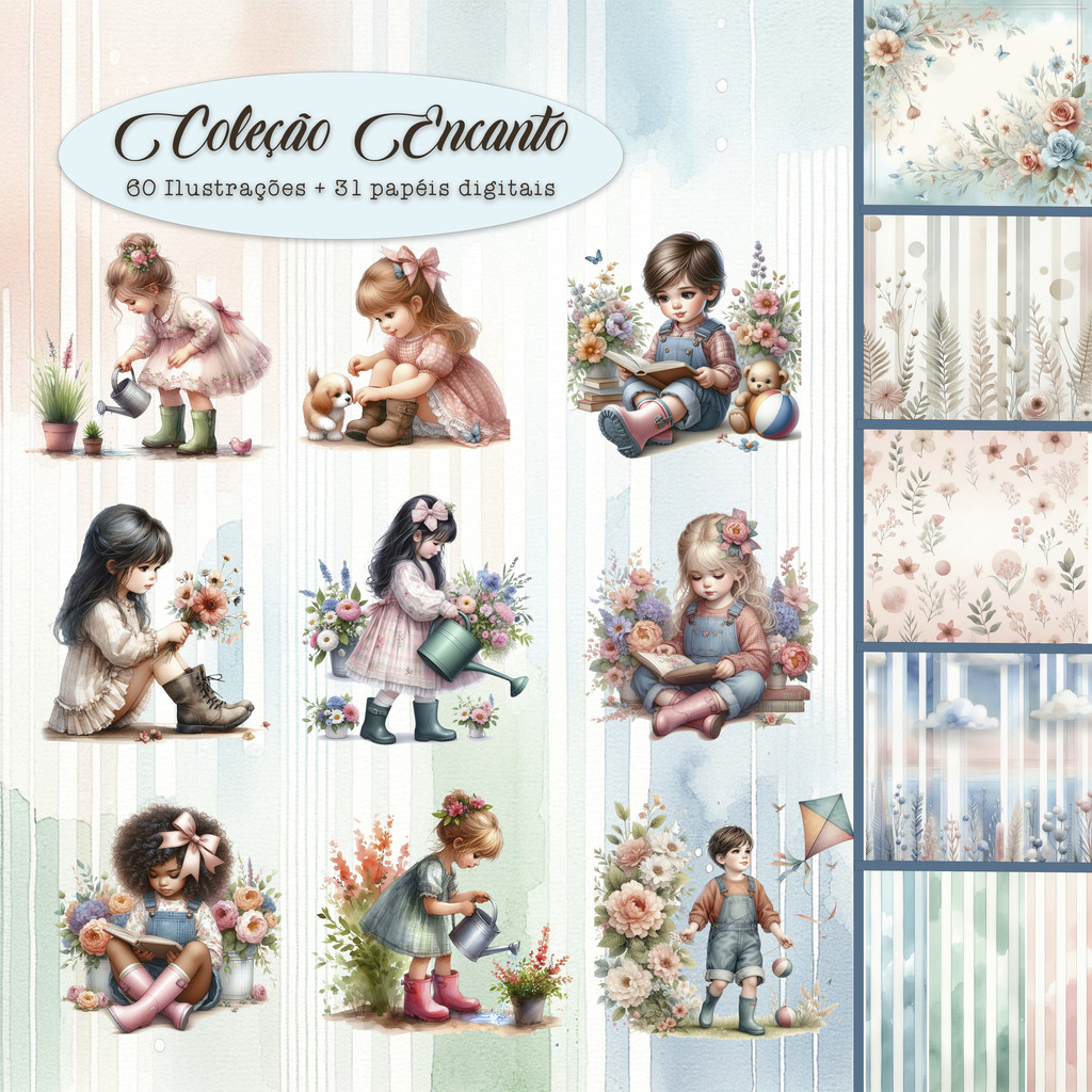 COLEÇÃO ENCANTO - KITS DIGITAIS