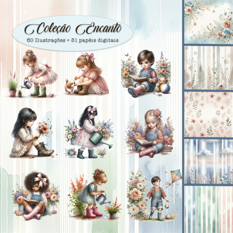 COLEÇÃO ENCANTO - KITS DIGITAIS