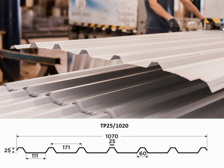 Telha Trapeizodal TP25 - Gasparin Metais