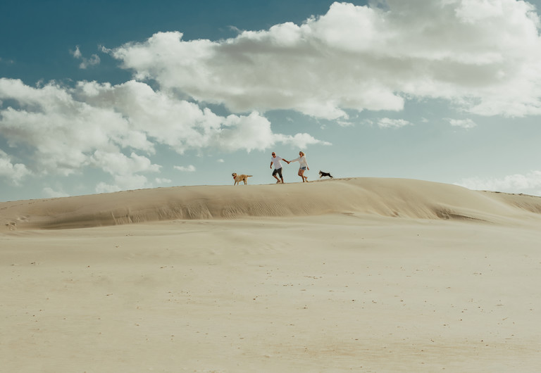 Ensaio Casal Palhoça - Praia da Guarda do Embaú - Naiane e Júnior.
