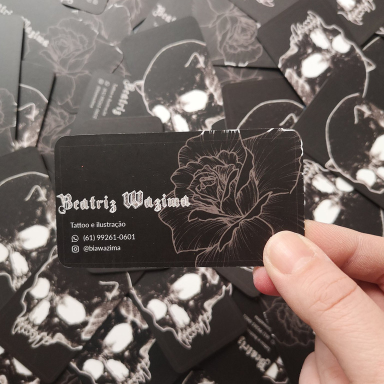 Beatriz Wazima Business Cards Heidi Michel Ui Ux Designer And