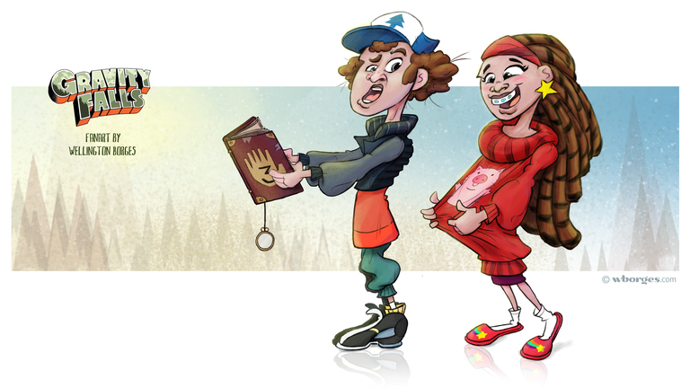Gravity Falls Redesign - Wellington Borges | Development Designer ...